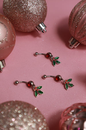 Mistletoe Belly Ring